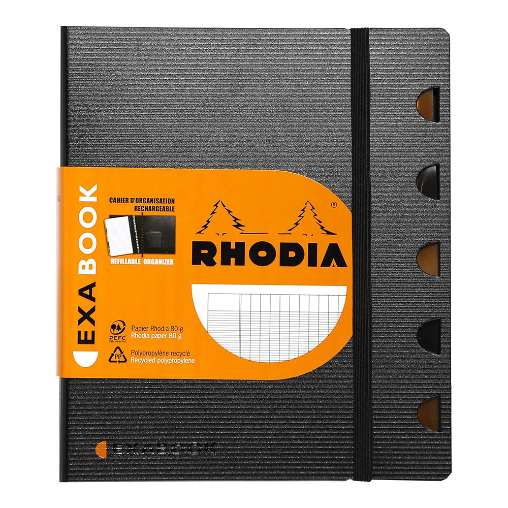RHODIActive Exabook A5+ 160x210mm Seyes Black – CzipLee Retail
