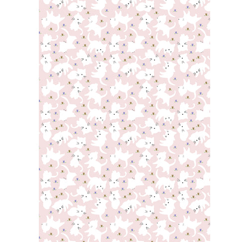 DECOPATCH Paper-Texture:844 White Cats – CzipLee Retail