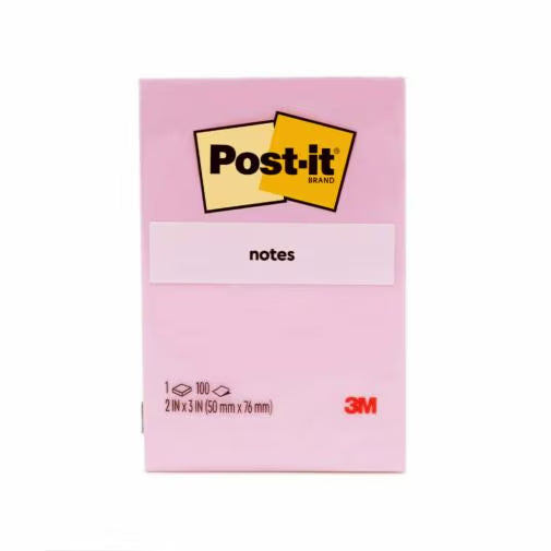 3M Post-it Classic Notes 656 3x2in Millenial Pink – CzipLee Retail