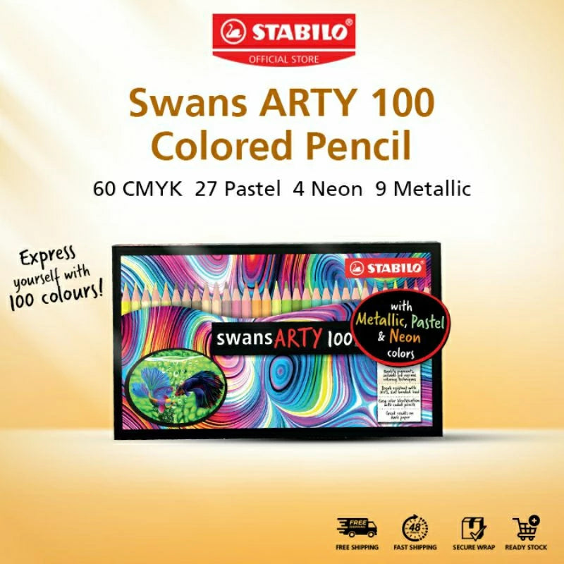 STABILO swans ARTY Colored Pencils 100s – CzipLee Retail