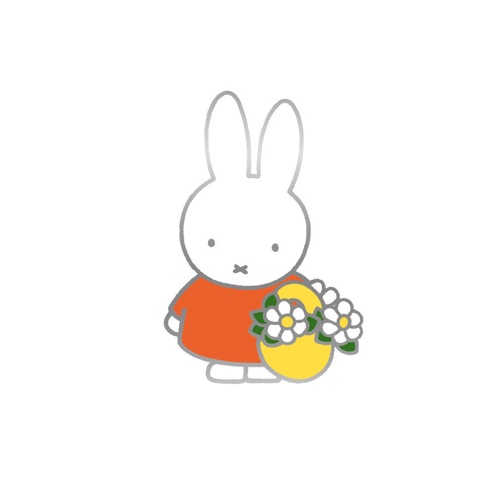 MIFFY Enamel Pin Miffy with Flowers – CzipLee Retail
